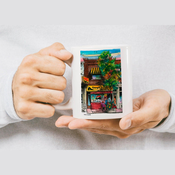 George's Trains (North Toronto) Coffee Mug | Totally Toronto Art