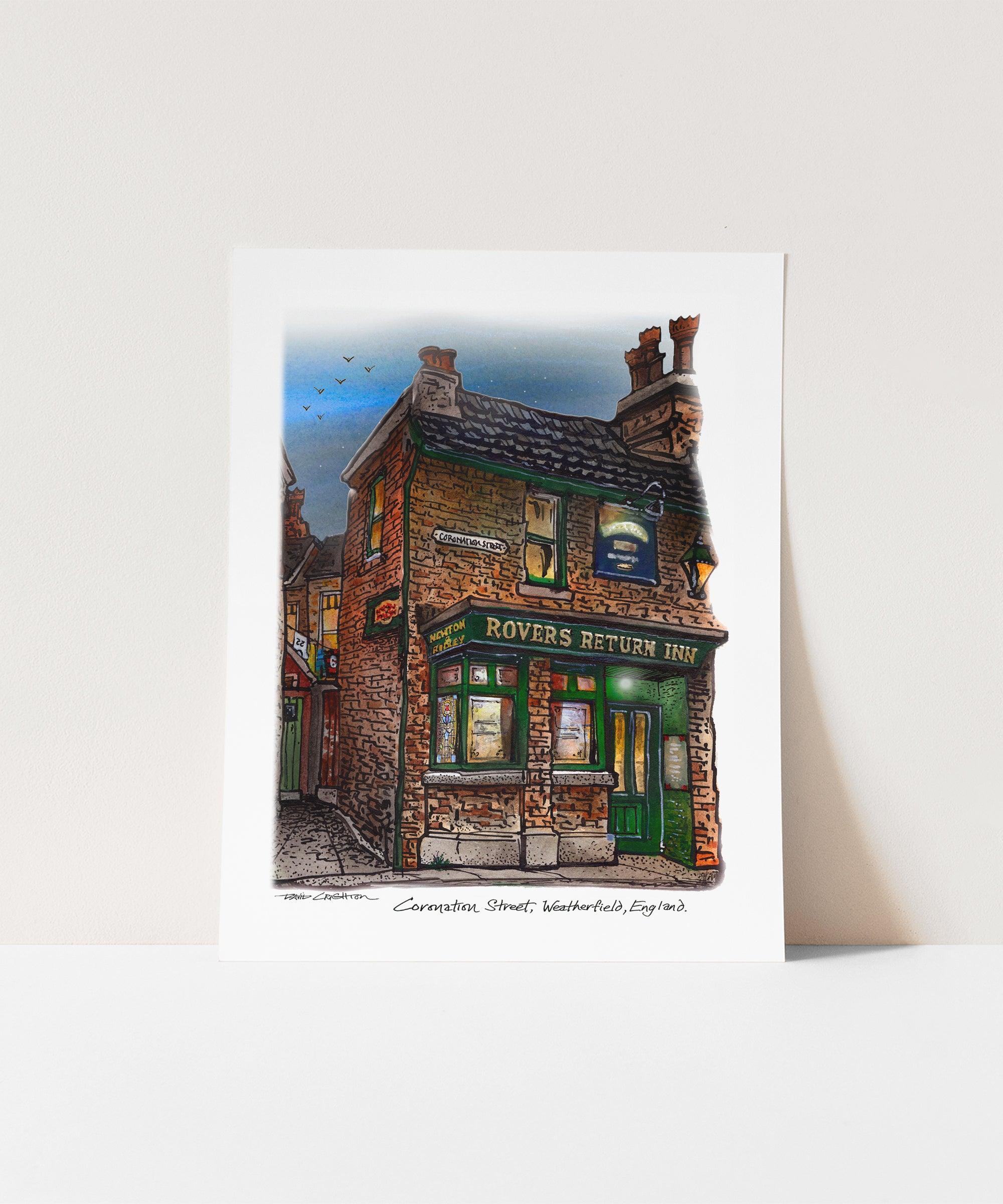 Coronation Street Rover's Return Poster - Totally Toronto Art Inc.