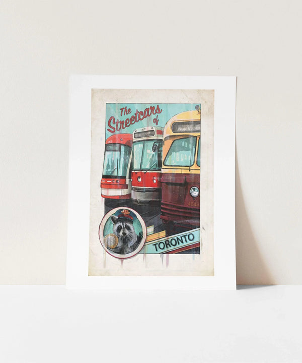 Streetcars of Toronto Poster Print by Rob Croxford