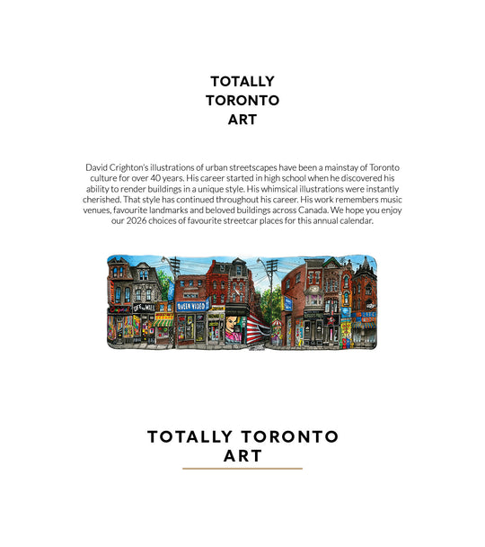 Toronto Art Calendars