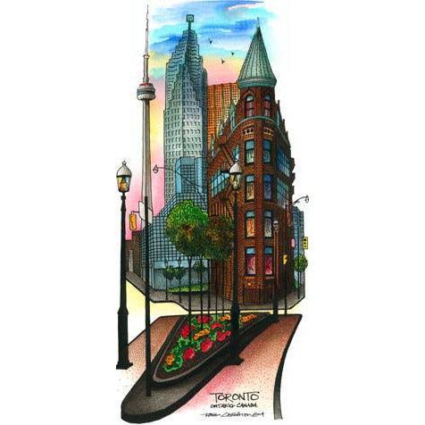 Flatiron Building No. 2 Toronto Wall Art - Totally Toronto Art Inc.