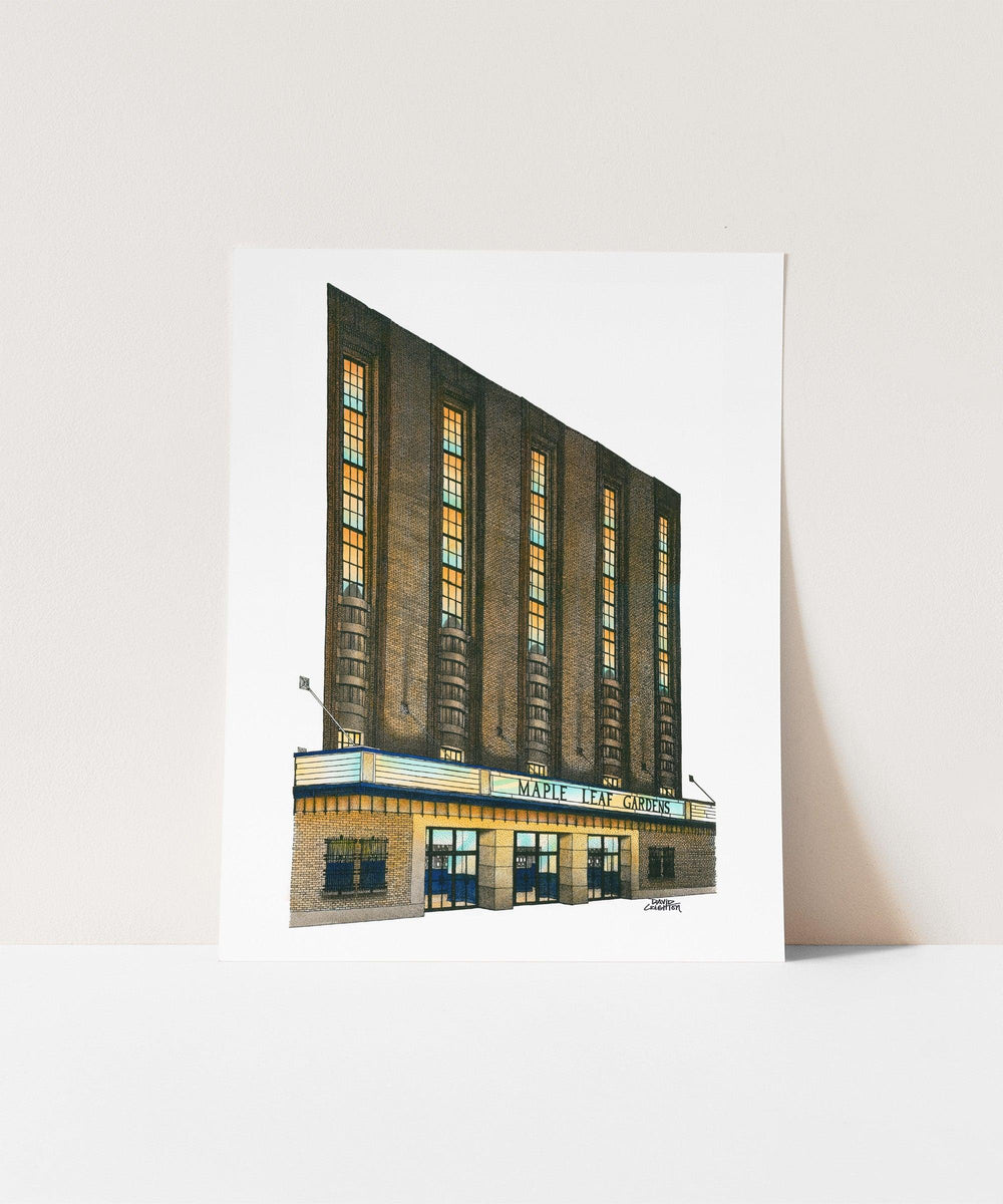 Maple Leaf Gardens Toronto Poster - Totally Toronto Art Inc.