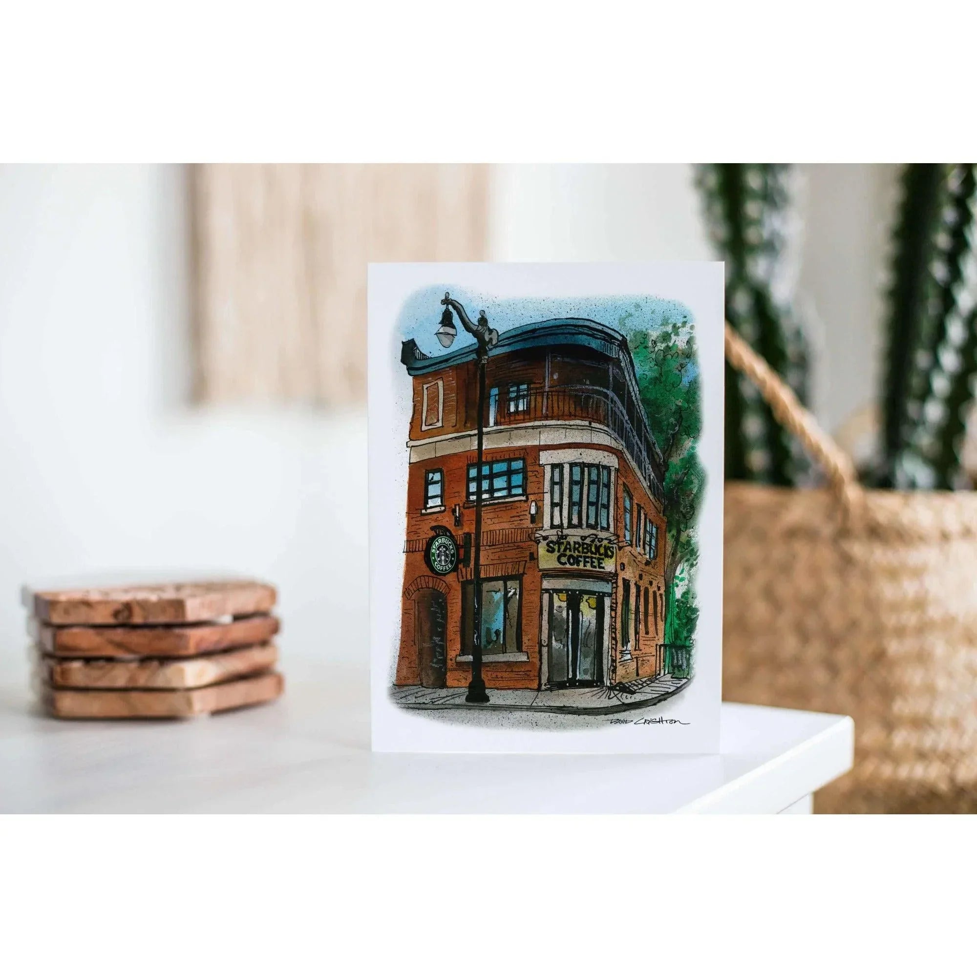 Starbucks Note Card